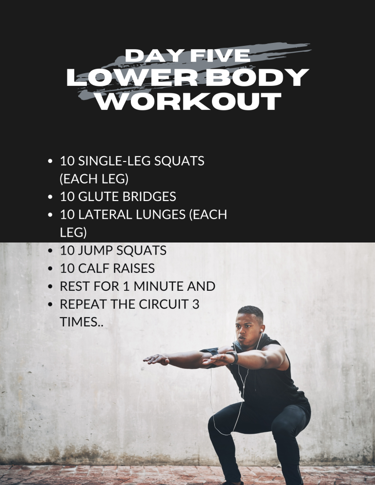 30-Day Bodyweight Workout Plan (No Equipment)
