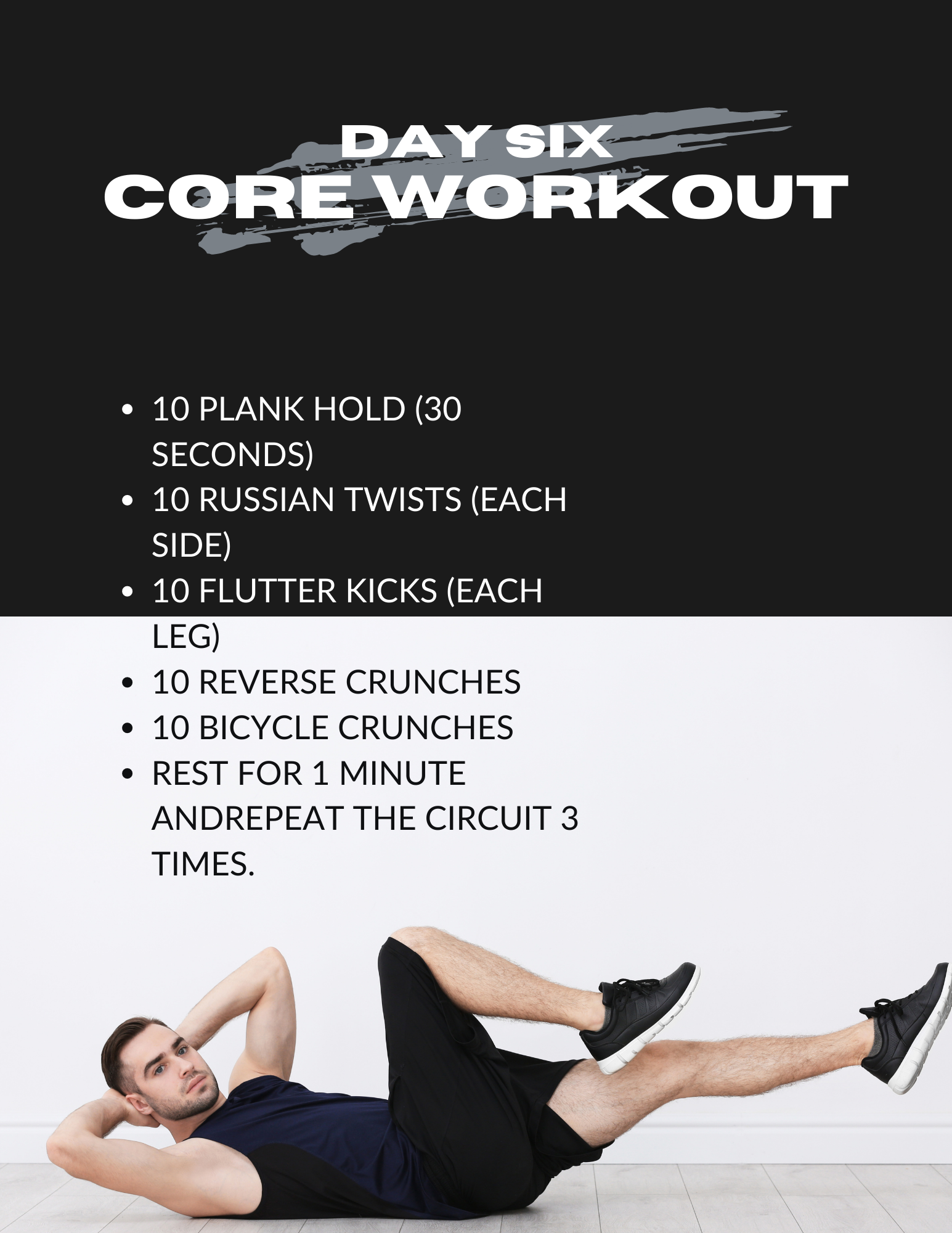 30-Day Bodyweight Workout Plan (No Equipment)